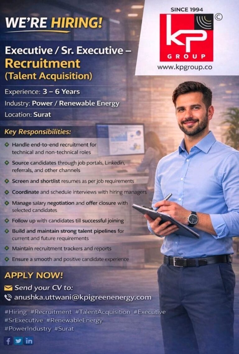 Multiple Job Vacancy in KP Group - "Money Jobs: The Premier Industrial ...
